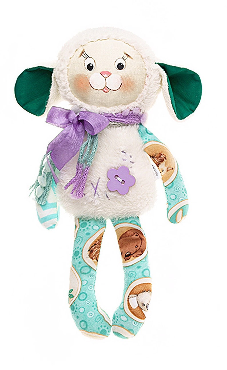 Plush Lamb Sewing Pattern Sheep Stuffed Animal Patterns Lamb Rag Doll ...