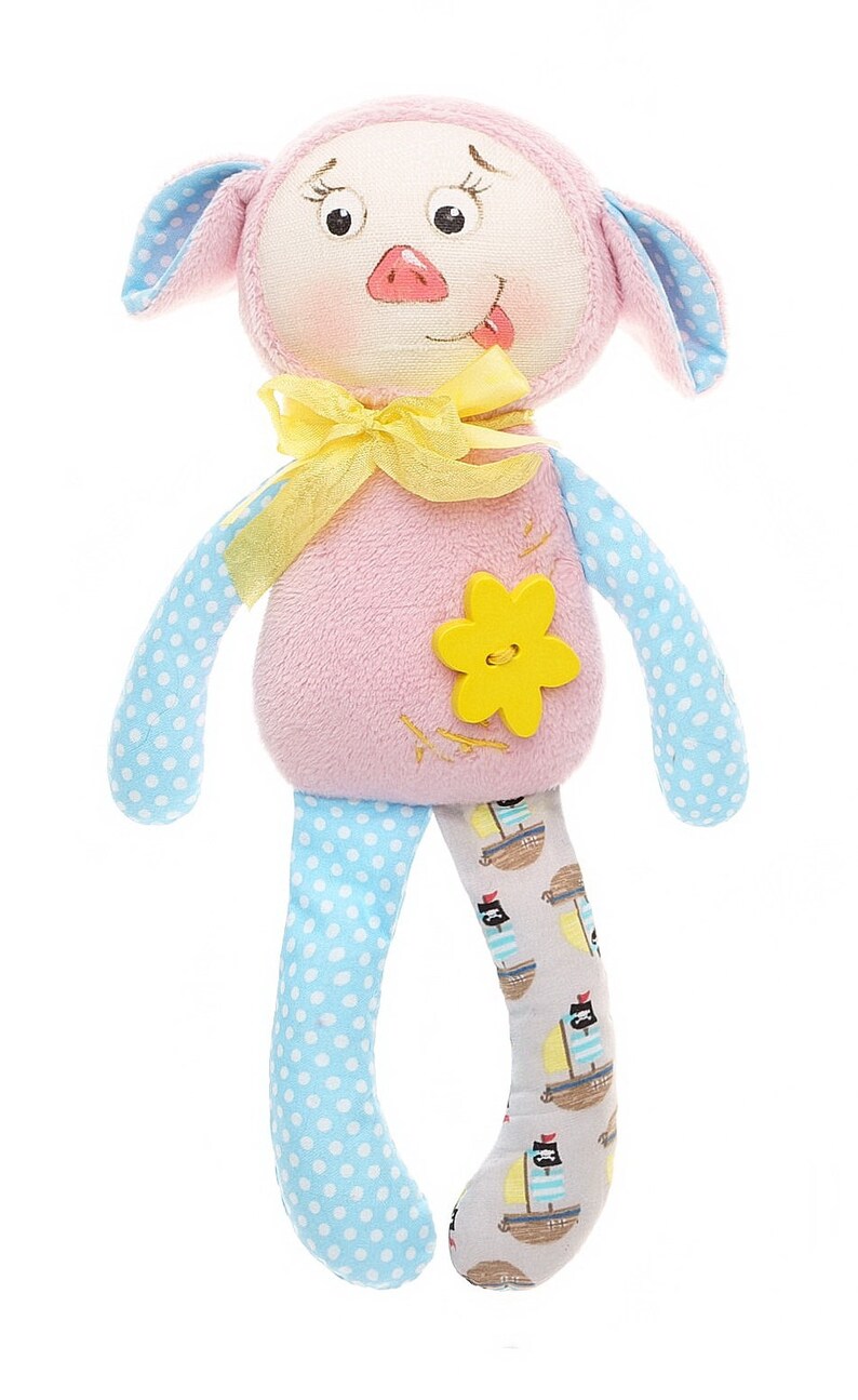 Stuffed Pig Sewing Pattern Plushie Pig Pattern PDF Infant | Etsy