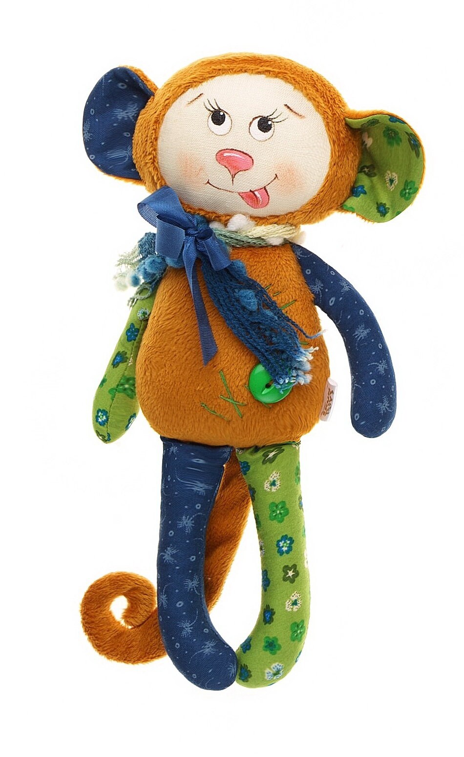 PDF Monkey sewing pattern & tutorial Monkey plush animal | Etsy