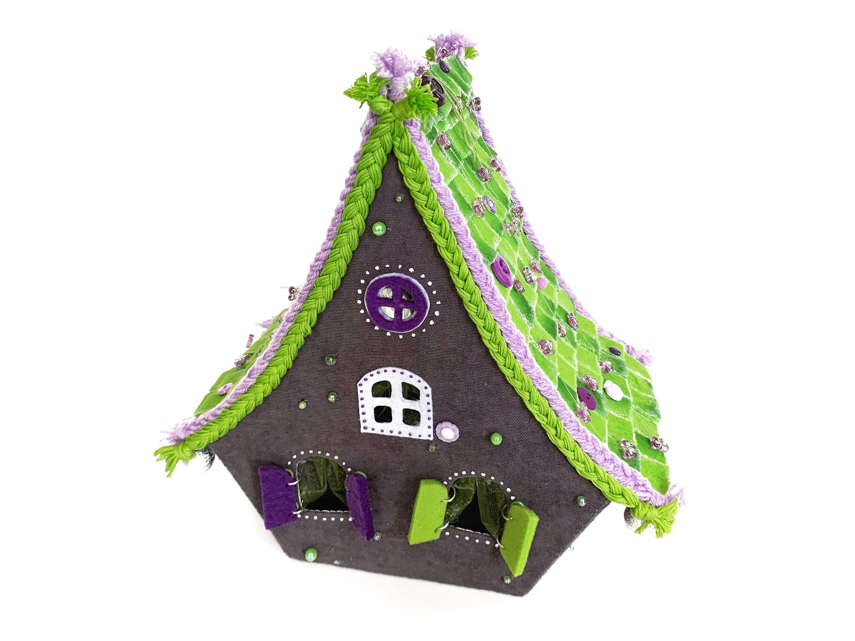 Fabric Doll House Pattern Felt Fairy House Sewing Pattern PDF - Etsy
