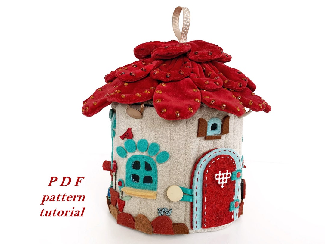 Fairy House Sewing Pattern Felt House Fabric Doll House PDF Pattern - Etsy