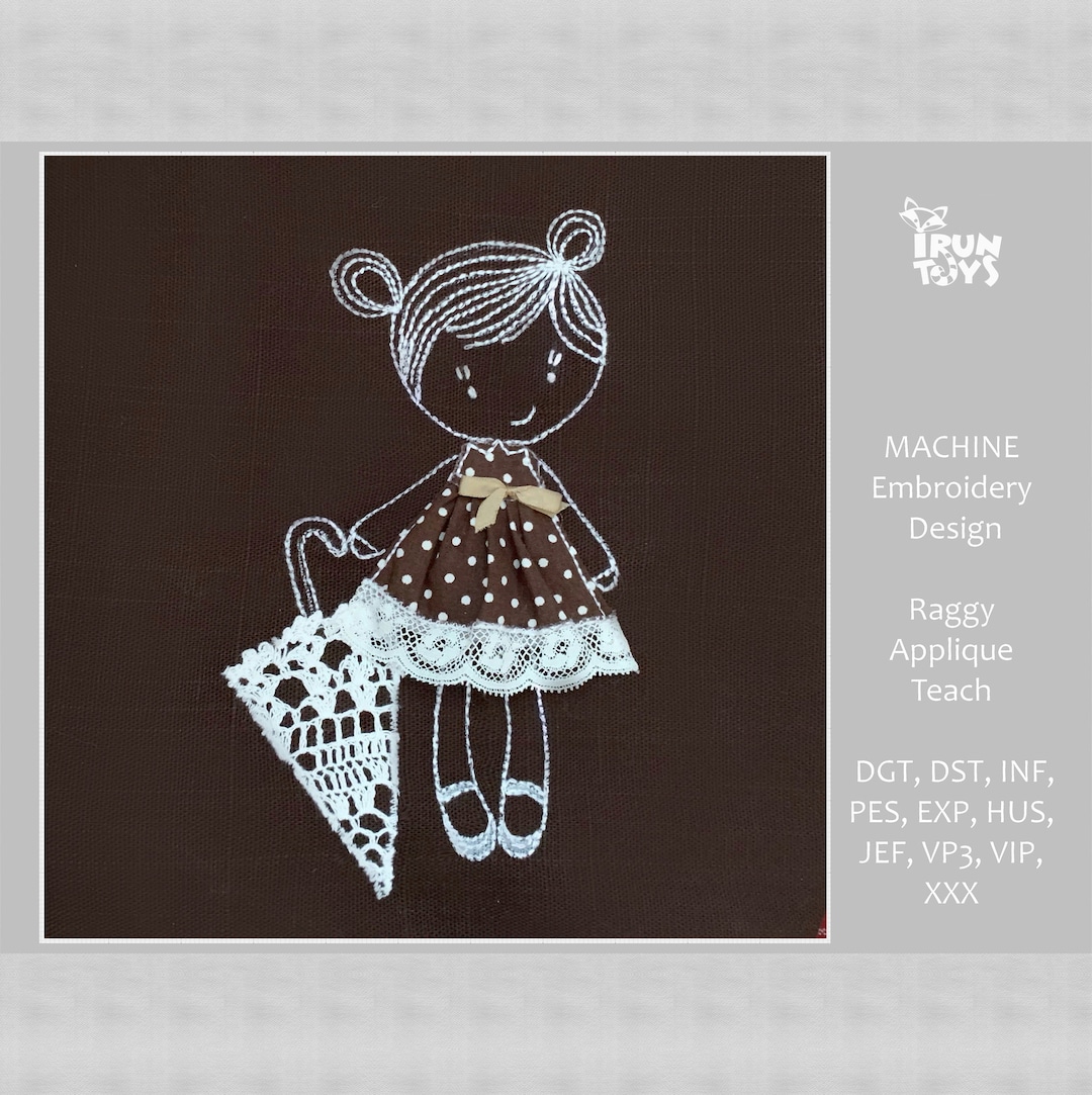 Baby Girl Machine Embroidery Designs for Girls Umbrella Embroidery ...