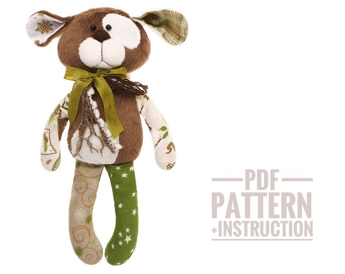 Plush Dog Sewing Pattern Dog Pattern PDF Plushie Sewing - Etsy