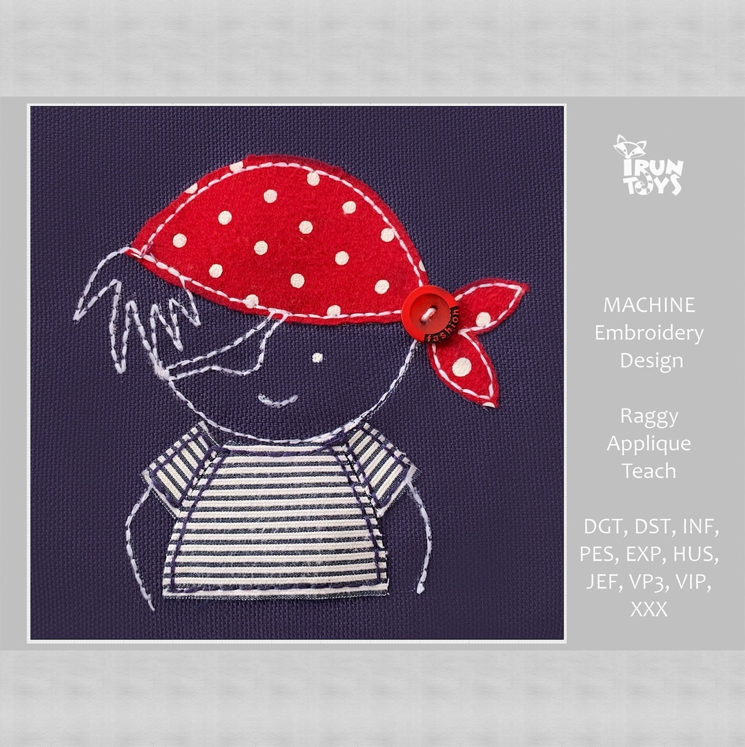 Pirate Machine Embroidery Designs Children Applique Embroidery Designs ...