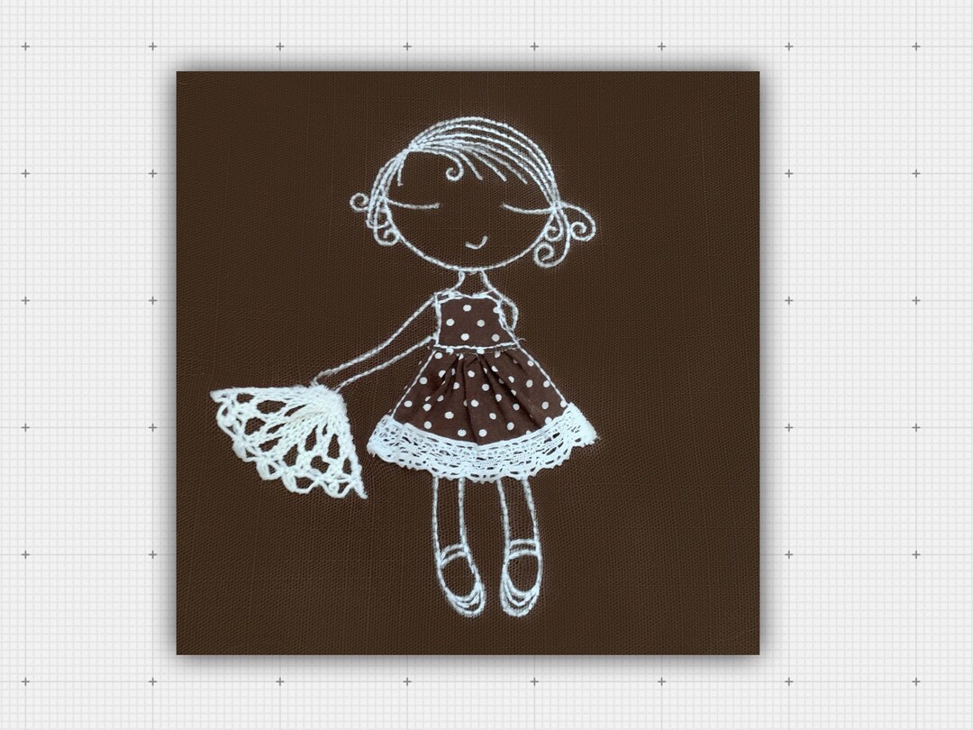 Baby Girl Machine Embroidery Designs for Girls Kids Aplique Pattern - Etsy