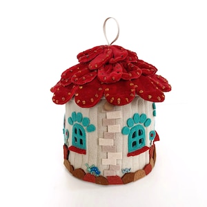 Fairy House Sewing Pattern, Felt House, Fabric Doll House PDF Pattern ...