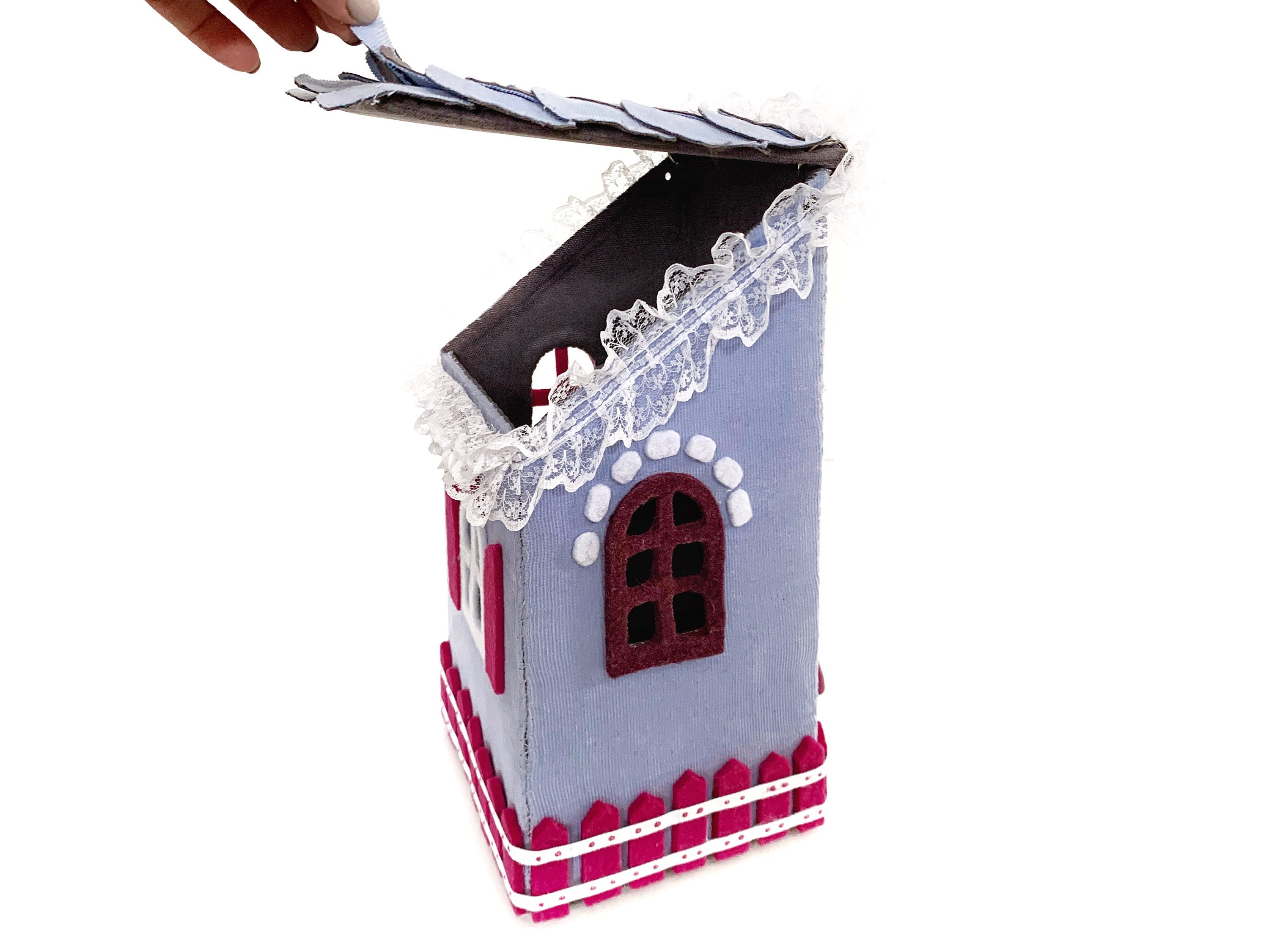 Felt Doll House Pattern PDF Christmas Village Houses Sewing | Etsy