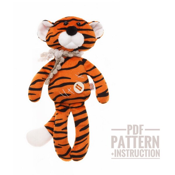 Tiger Tank Plush - Etsy