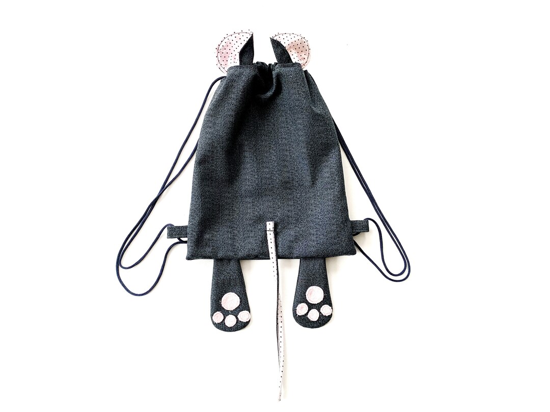 Mouse Kids Backpack Sewing Pattern Animal Toddler Backpack Pattern PDF ...