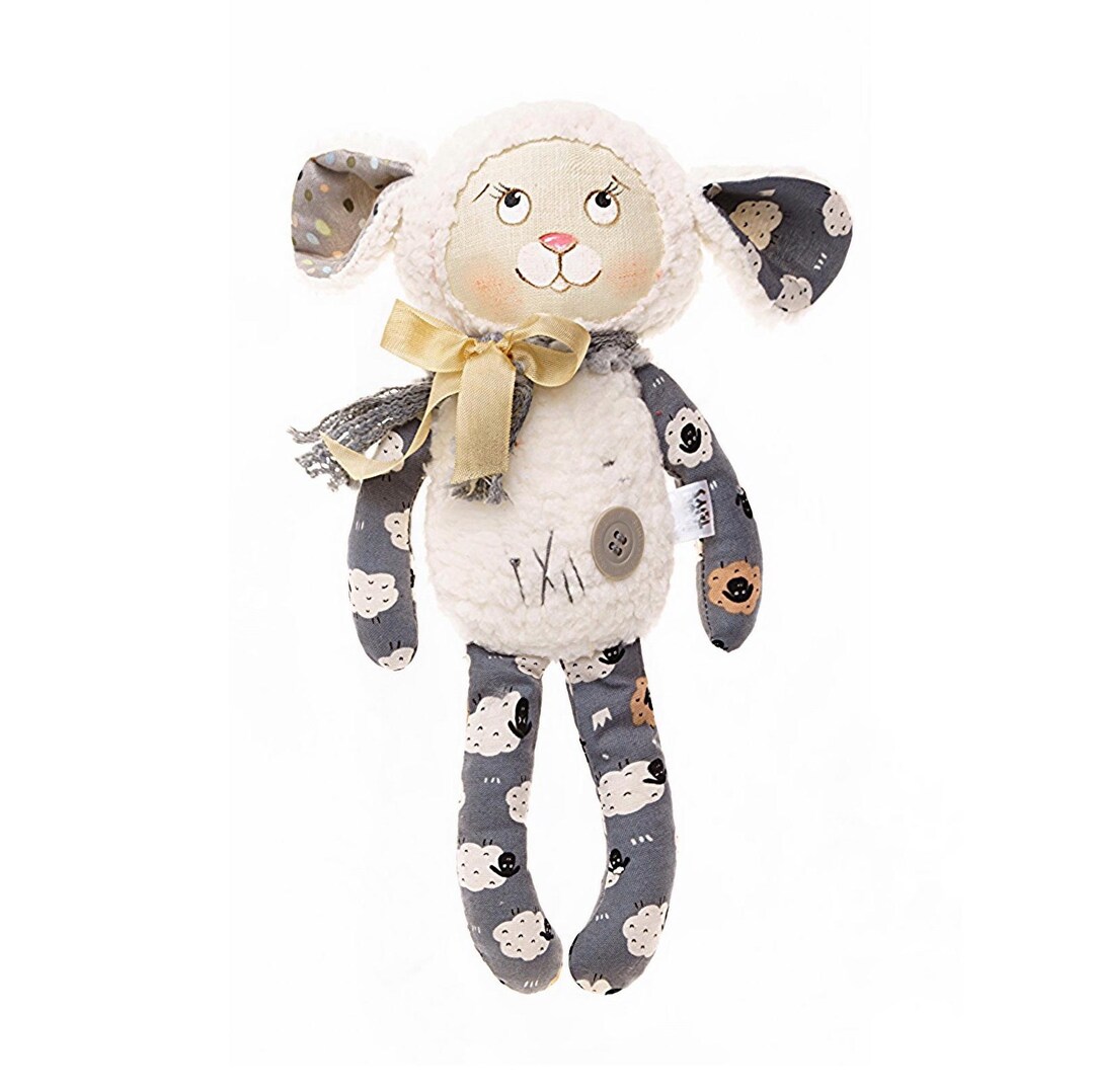 Plush Lamb Sewing Pattern Sheep Stuffed Animal Patterns Lamb Rag Doll ...