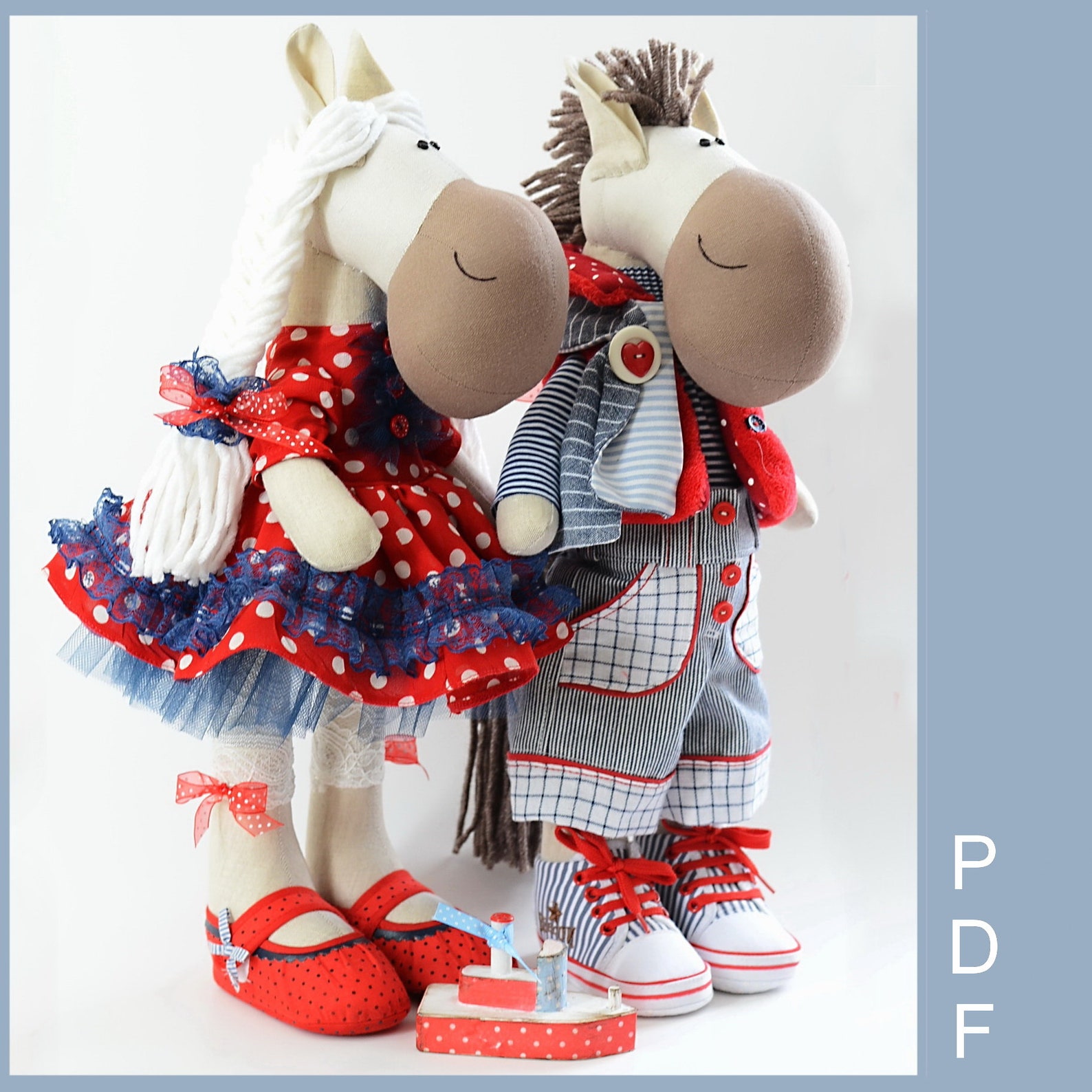 HORSE PATTERN PDF Horse Doll Pattern Pdf Digital Pattern Fabric Doll ...