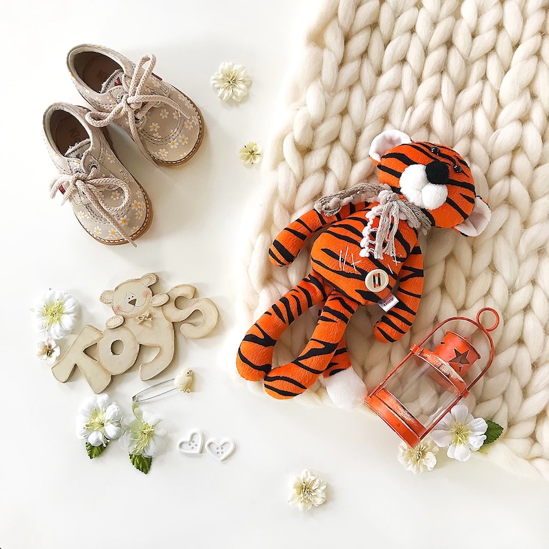 Plush Tiger Sewing Pattern Tiger Pattern PDF Plushie Sewing | Etsy