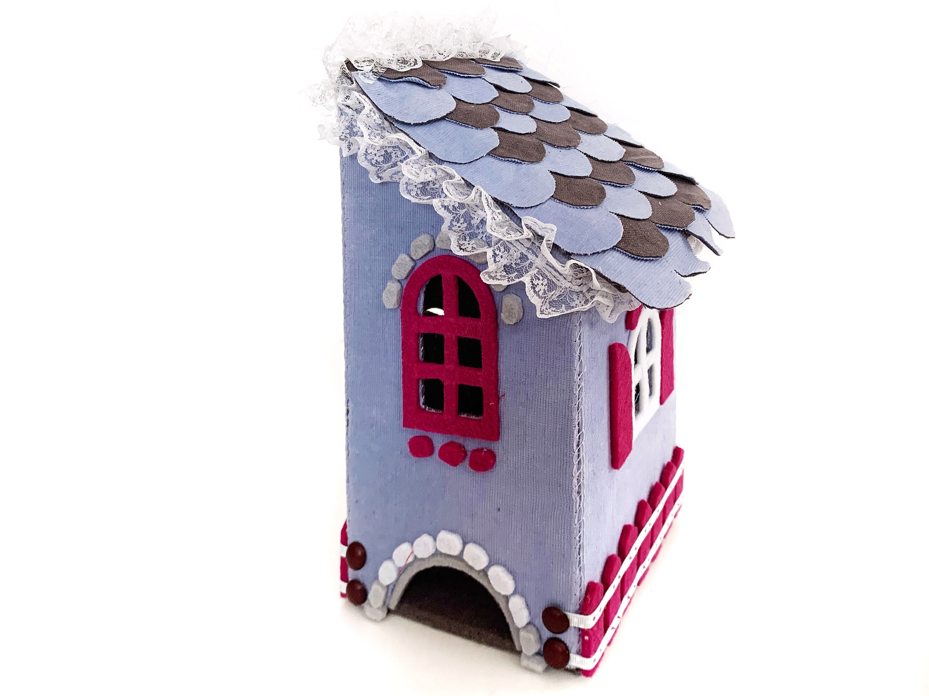 Felt Doll House Pattern PDF Christmas Village Houses Sewing | Etsy