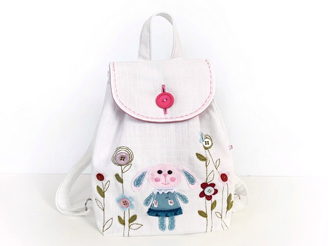 Bunny Backpack Sewig Kit Toddler Backpack Pattern Craft Kit for Adults ...