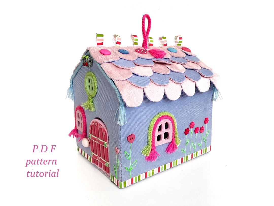 Fairy House Sewing Pattern Felt House Montessori Toddler - Etsy