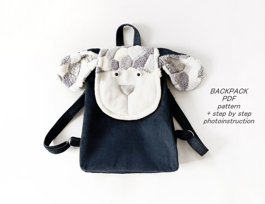 Lamb Kids Backpack Sewing Pattern Small Toddler Backpack - Etsy