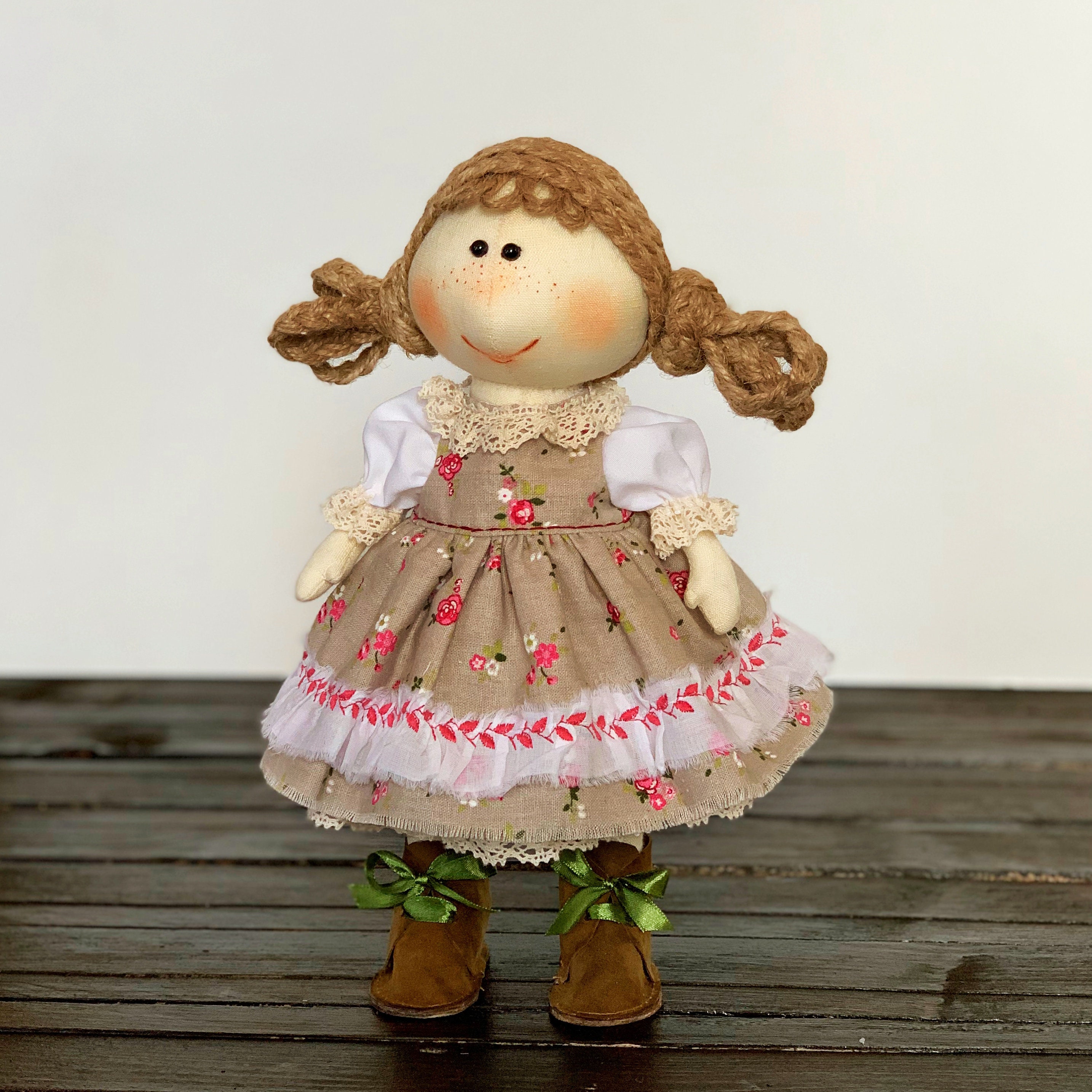 Rag Doll Pattern PDF Fabric Doll Sewing Pattern Stuffed Country Doll - Etsy
