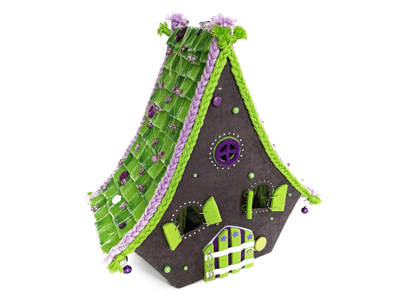 Fabric Doll House Pattern Felt Fairy House Sewing Pattern PDF - Etsy