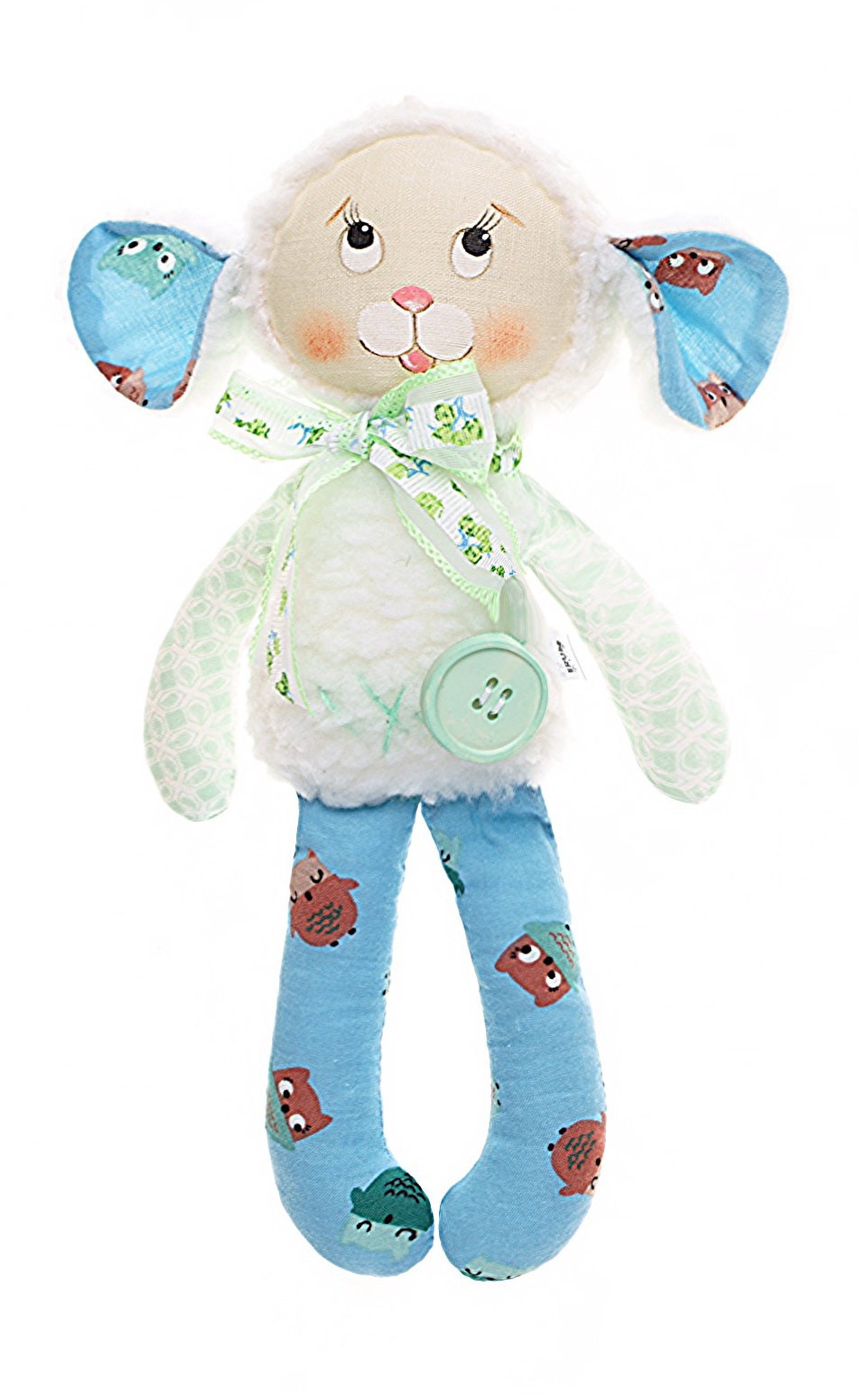 Plush Lamb Sewing Pattern Sheep Stuffed Animal Patterns Lamb Rag Doll ...