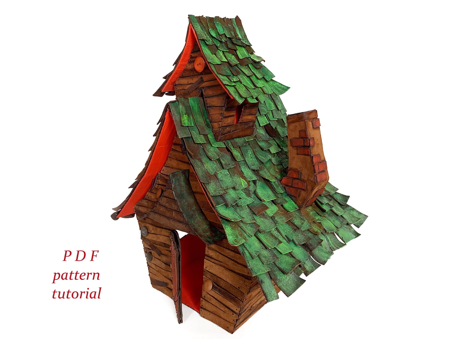 Felt House Sewing Pattern Cottagecore Decor Fairy House PDF | Etsy