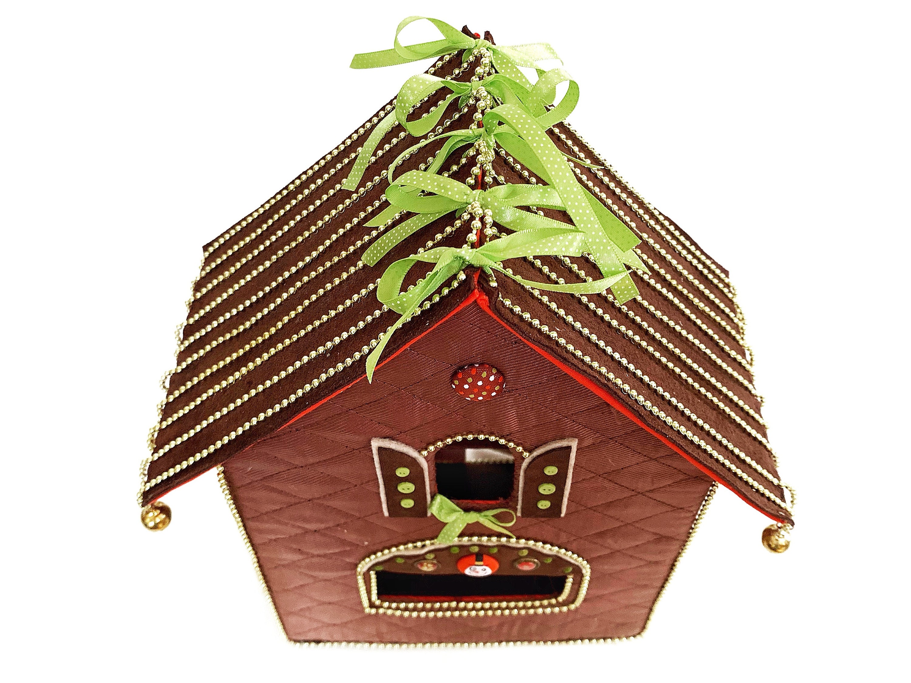 Felt Gingerbread House Sewing Pattern DIY Christmas House Kit | Etsy