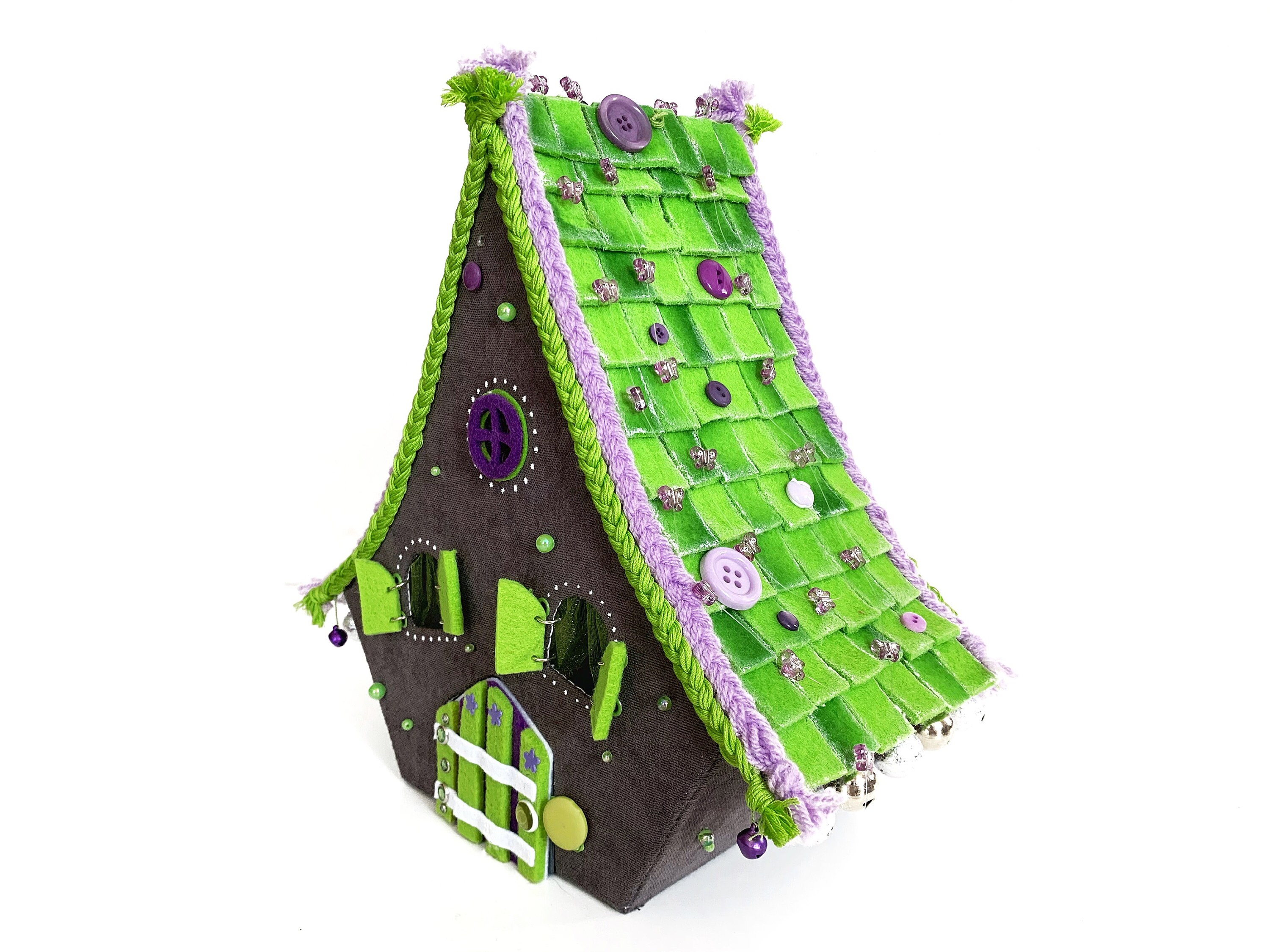 Fabric Doll House Pattern Felt Fairy House Sewing Pattern PDF - Etsy