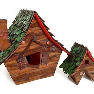 Felt House Sewing Pattern Cottagecore Decor Fairy House PDF Pattern - Etsy