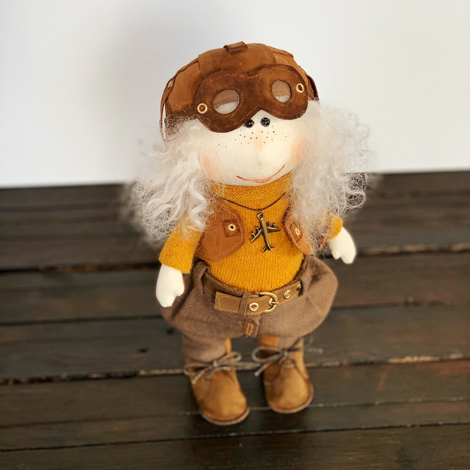 AVIATOR DOLL Pattern PDF Digital Pattern Fabric Doll Pattern - Etsy