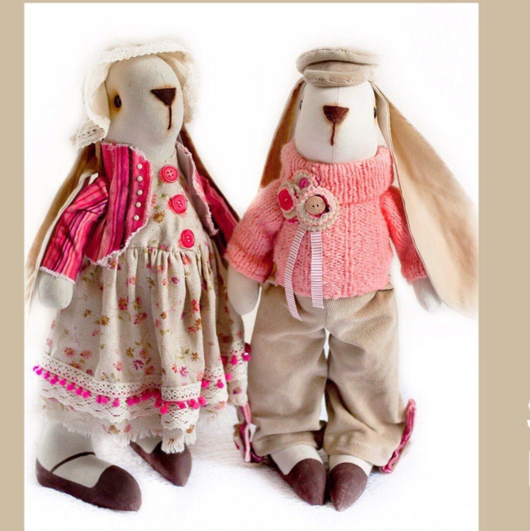 RABBIT PATTERN PDF Easter Bunny Decor Pattern Pdf Digital - Etsy