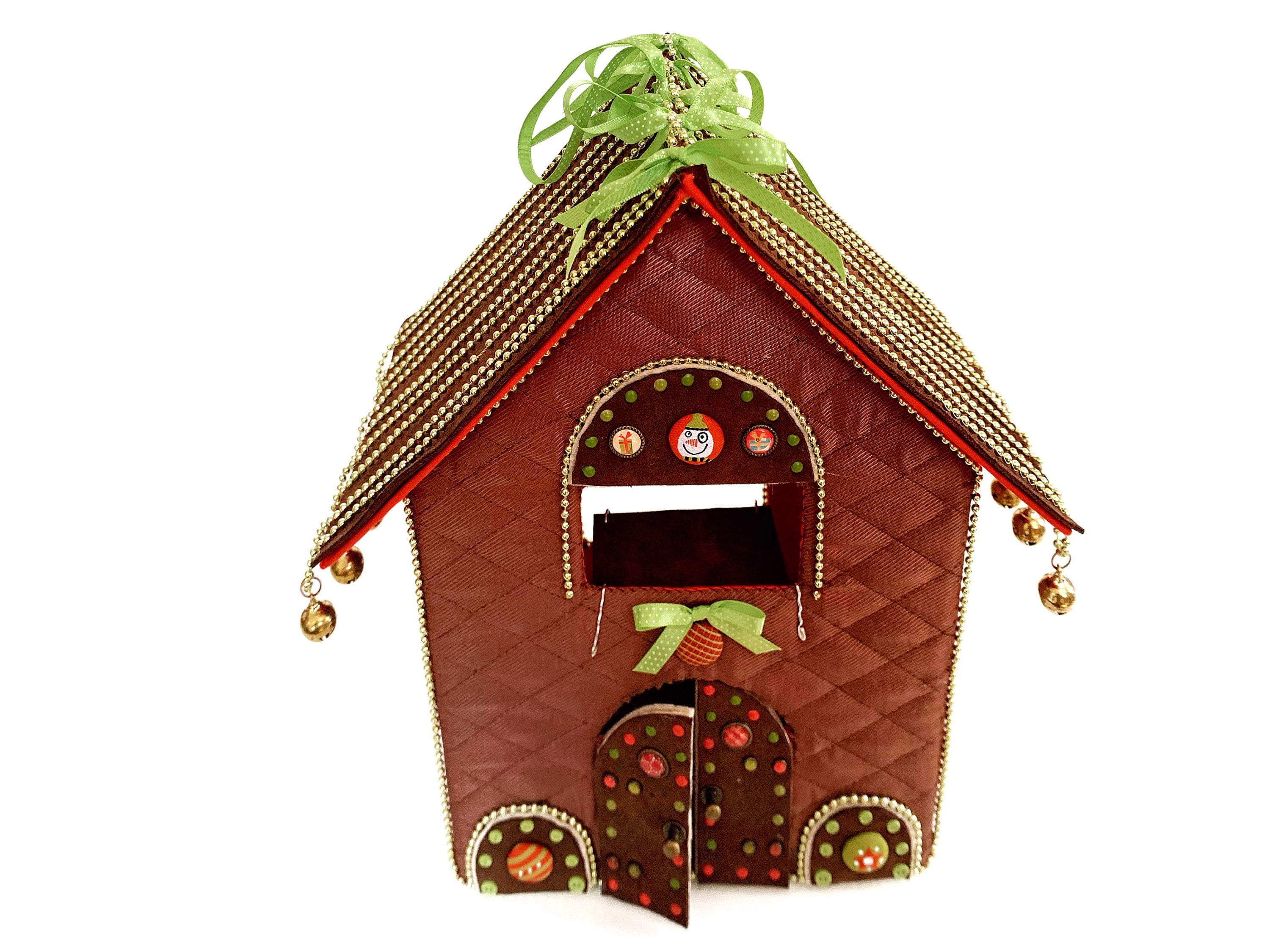 Felt Gingerbread House Sewing Pattern DIY Christmas House Kit | Etsy