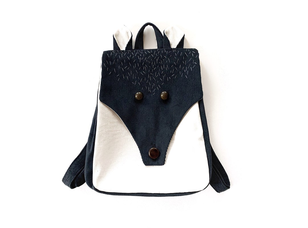 Wolf Kids Backpack Animal Pattern, Toddler Backpack Sewing Pattern PDF ...