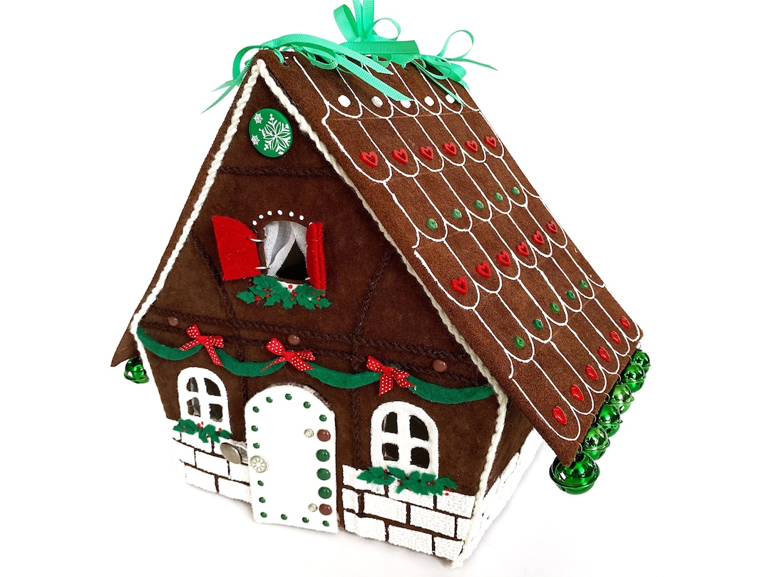 Putz House Felt Pattern Christmas Fairy House Sewing Pattern PDF - Etsy