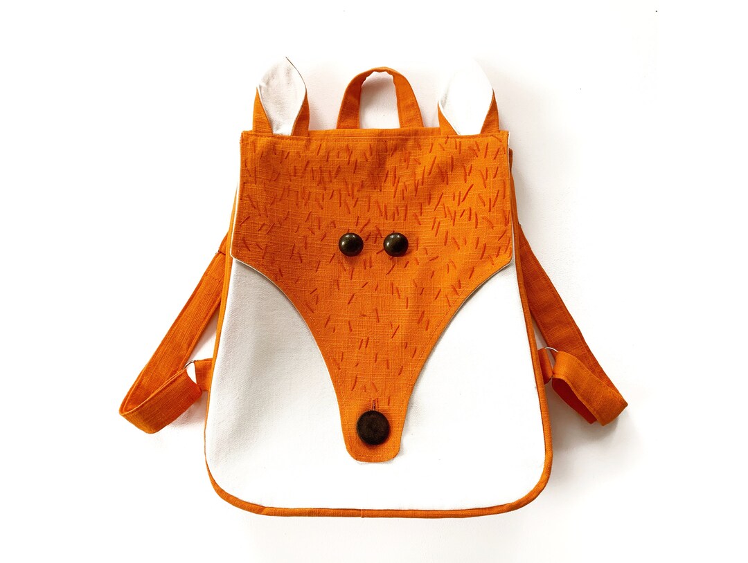 Fox Backpack Pattern PDF Toddler Backpack Sewing Pattern Kindergarten ...