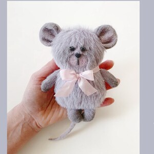 Mouse Sewing Pattern, Plush Mouse DIY PDF, Instant Download How to Make ...