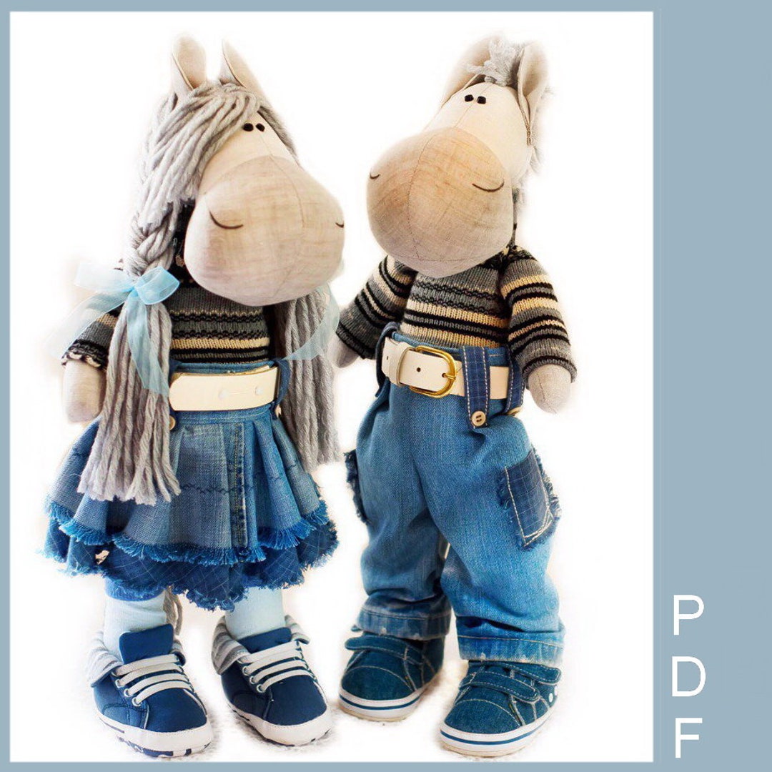 DONKEY PATTERN PDF/ Donkey Doll Pattern Pdf/ Digital Pattern/ Fabric ...