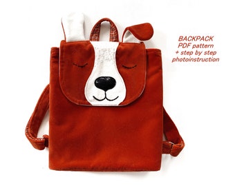 Bug Kids Backpack Sewing Pattern Toddler Backpack Pattern PDF | Etsy