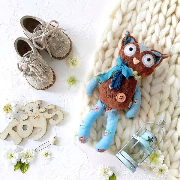 Stuffed Owl - Etsy