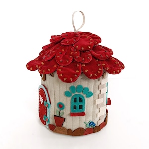 Fairy House Sewing Pattern, Felt House, Fabric Doll House PDF Pattern ...