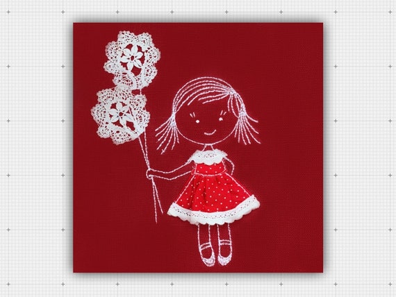 Baby Girl Machine Embroidery Designs for Girls Kids Applique | Etsy