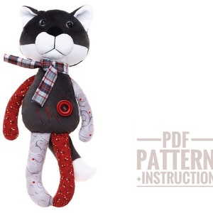 Plush Wolf Sewing Pattern Wolf Pattern PDF Plushie Sewing - Etsy