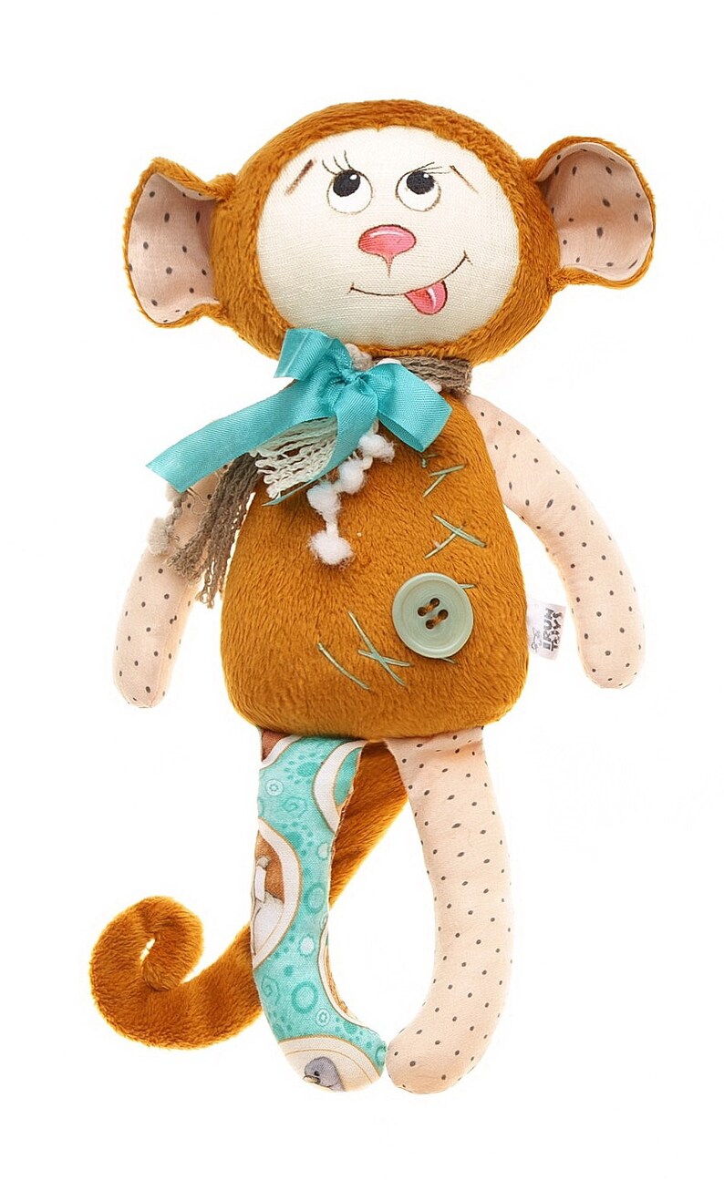 PDF Monkey Sewing Pattern & Tutorial Monkey Plush Animal - Etsy