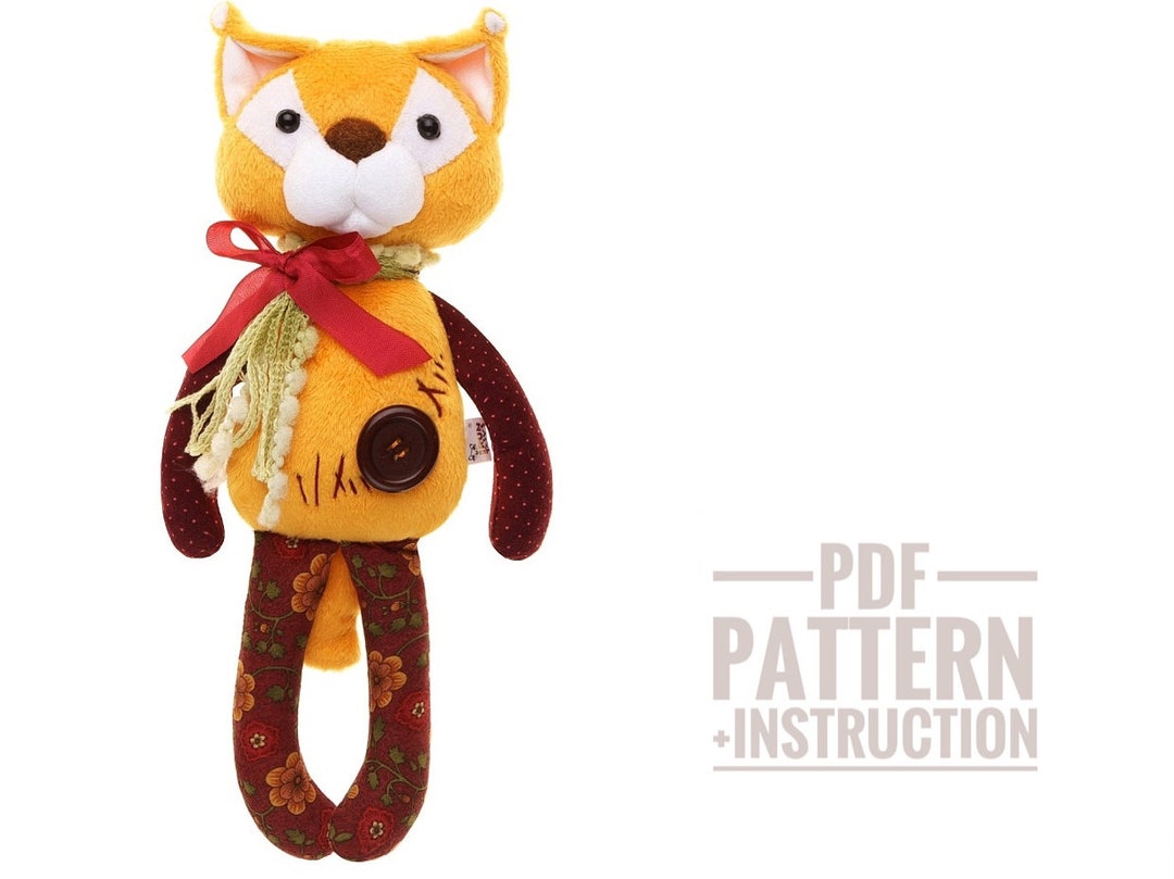 Plush Squirrel Sewing Pattern Squirrel Pattern PDF Plushie - Etsy