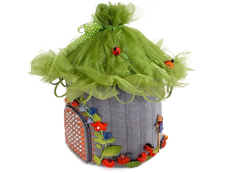 Felt Fairy House Pattern Fabric Doll House Sewing Pattern PDF Fairy ...