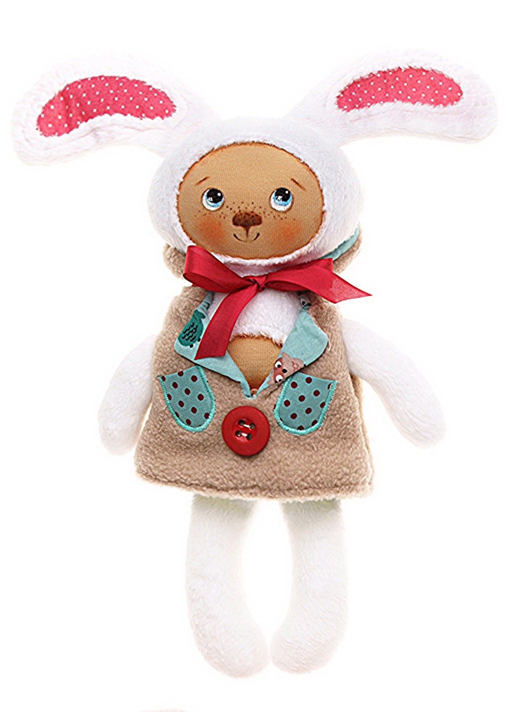 Plush Bunny in coat sewing pattern Bunny pattern PDF Bunny | Etsy