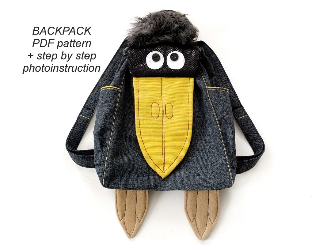 Toddler Backpack Sewing Pattern Raven Backpack Pattern PDF - Etsy