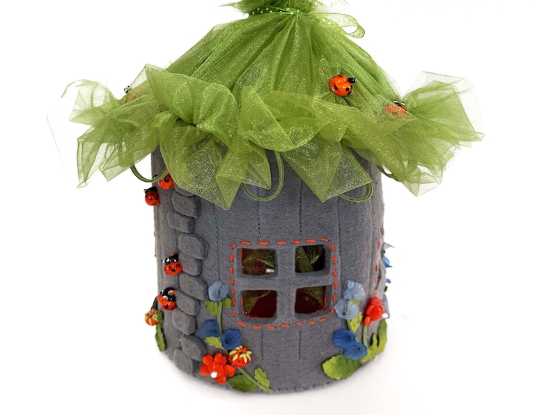 Felt Fairy House Pattern Fabric Doll House Sewing Pattern PDF Fairy ...