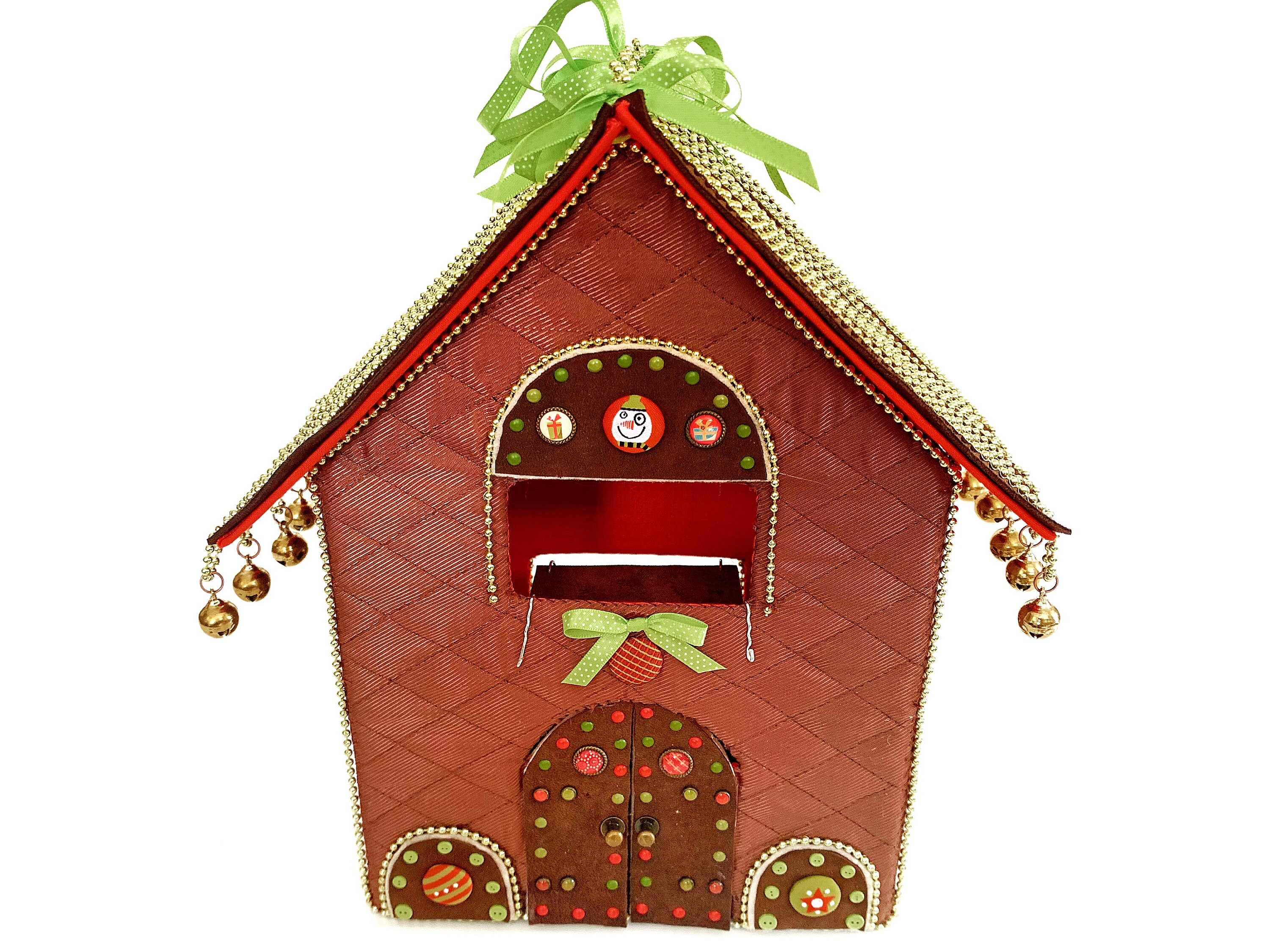 Felt Gingerbread House Sewing Pattern DIY Christmas House Kit | Etsy