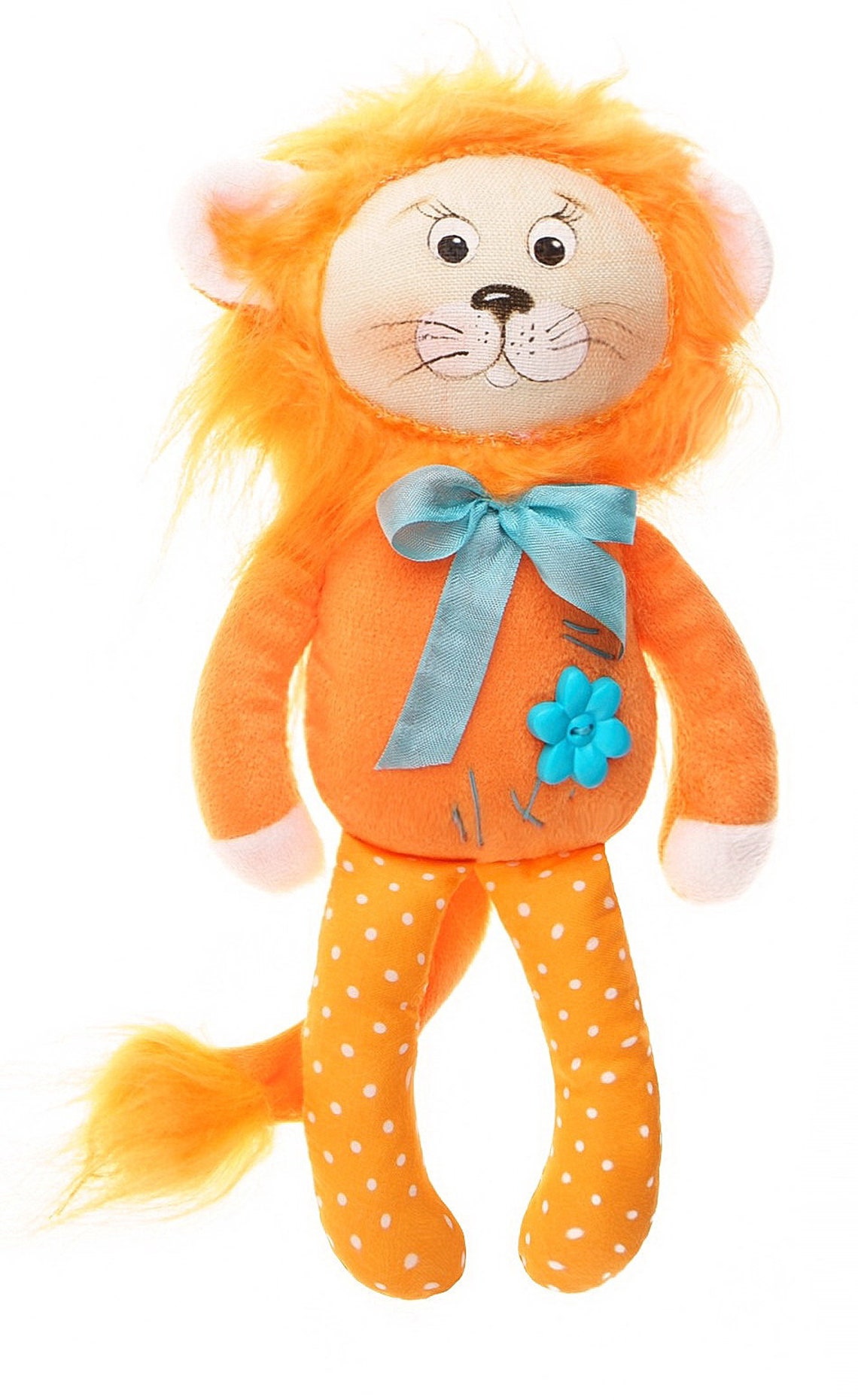 Stuffed Lion sewing pattern & tutorial Lion rag doll sewing | Etsy