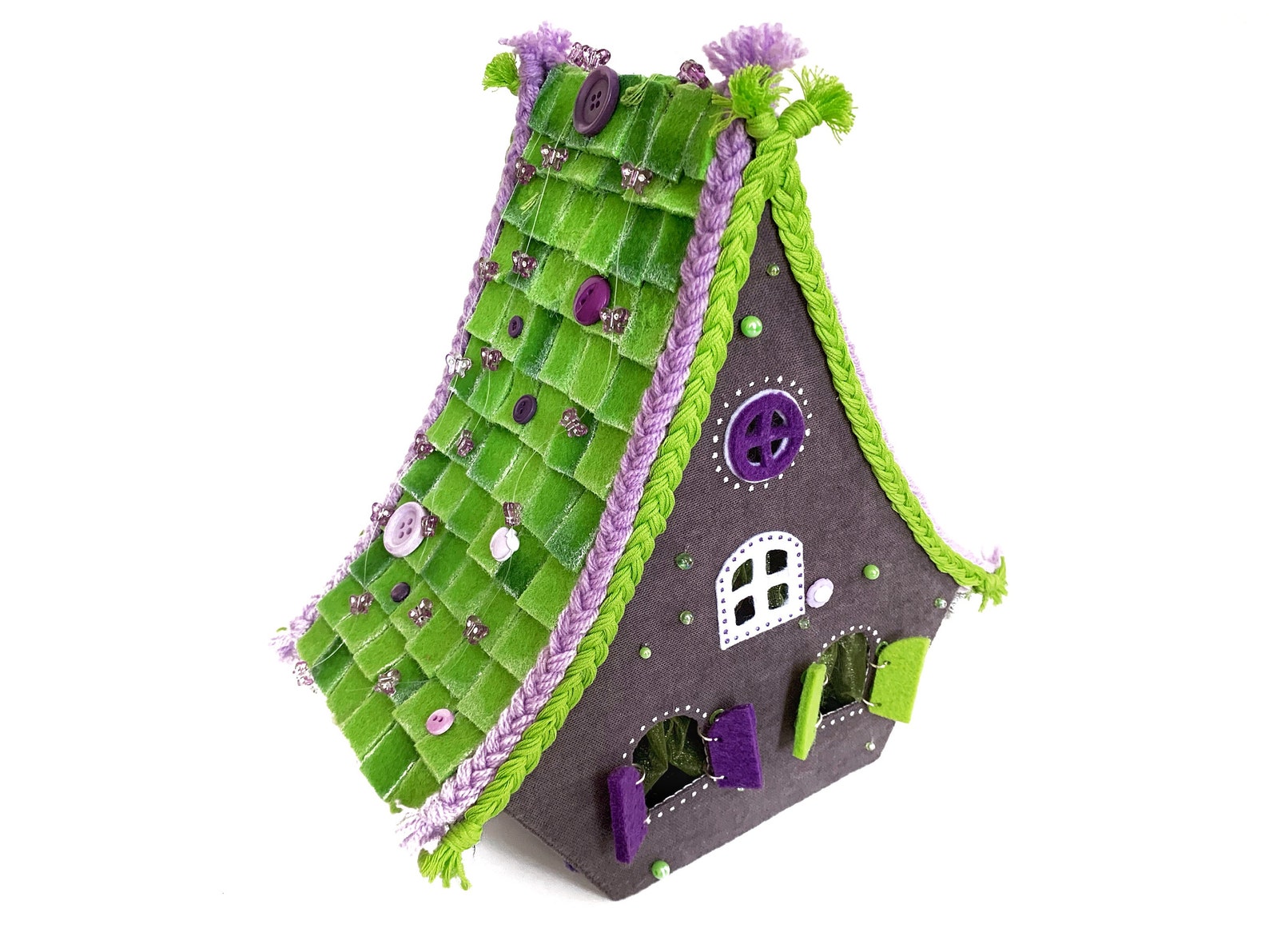 Fabric Doll House Pattern Felt Fairy House Sewing Pattern PDF - Etsy