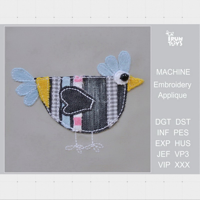 Chicken Embroidery - Etsy